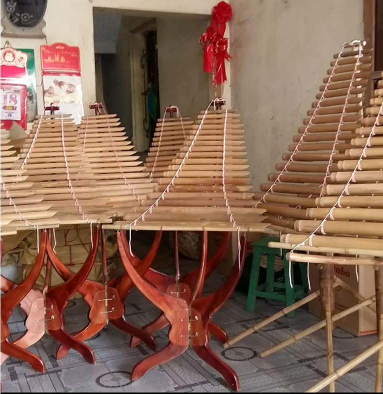 Đàn t'rưng dân tộc 1 dàn - Thiết bị trường học Phong Vân