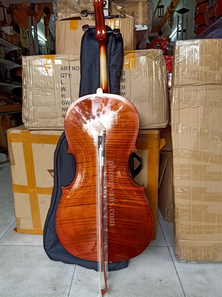 Đàn cello size 4/4 vân gỗ đẹp - Thiết bị trường học Phong Vân