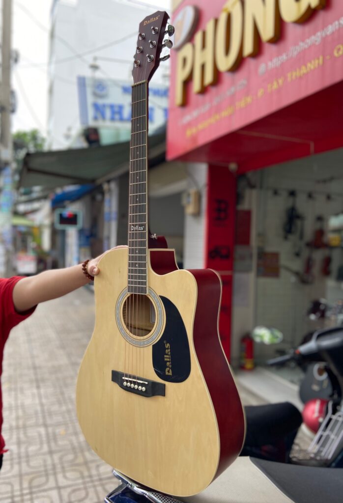 Đàn guitar acoustic Dallas DL-S41chính hãng - Thiết bị trường học Phong Vân